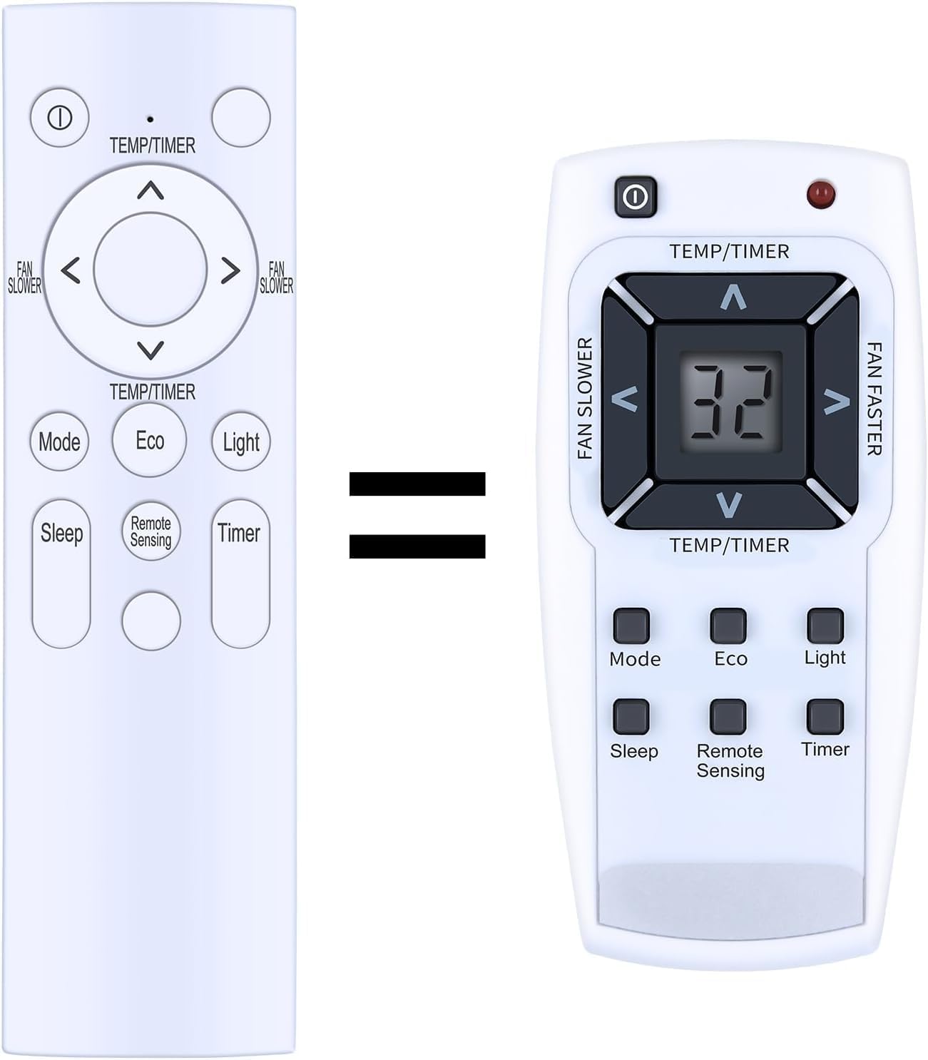 Amazon.com: RG63F/EF-ELD RG63A2/E-ELD New Replace Remote Control Fit ...