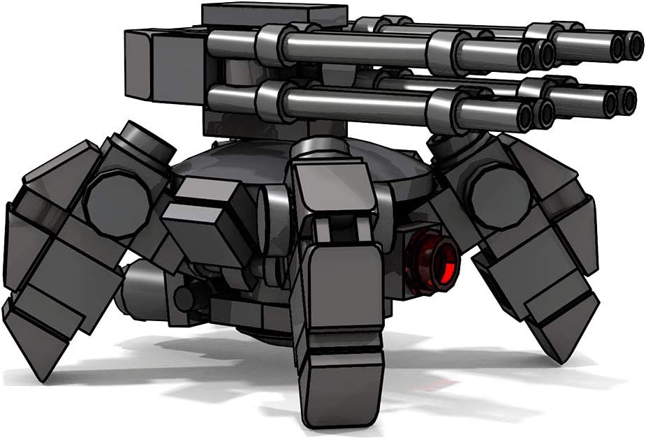 Amazon.com: Mech Pieces Building Blocks, 96Pcs Mini Multi-Legged Model ...