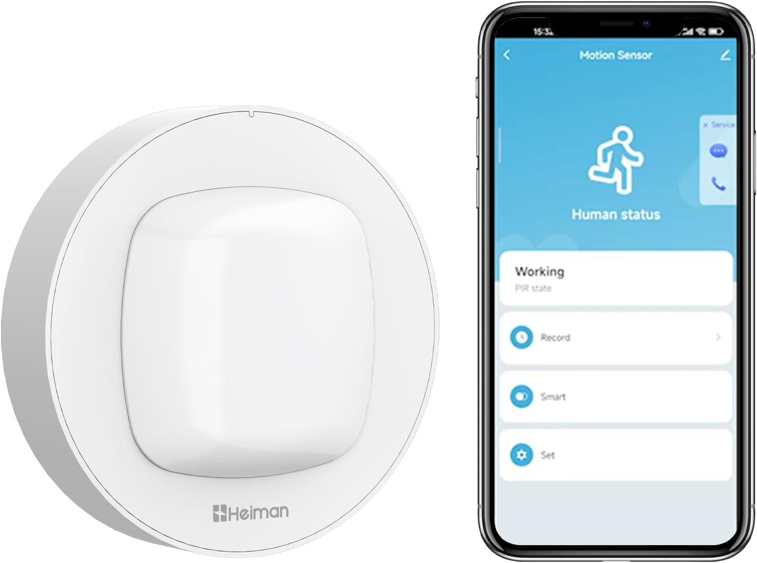 Amazon.com: WiFi Wireless Motion Sensor: Smart PIR Motion Detector with ...