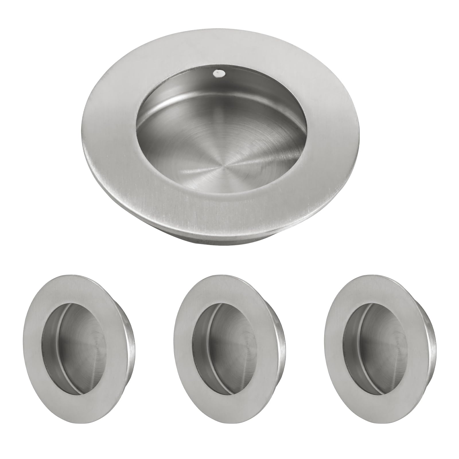 Snapklik.com : HOMOTEK 4 Pack Round Sliding Closet Door Handles ...
