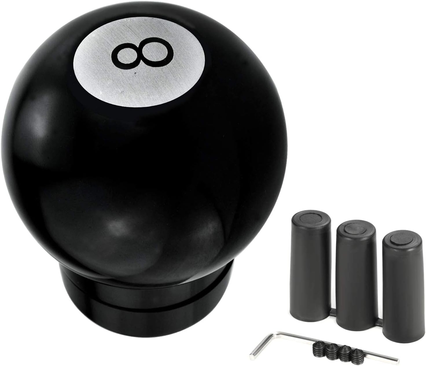 Amazon.com: Arenbel 8 Ball Shift Knobs Gear Stick Lever Round Shifter ...