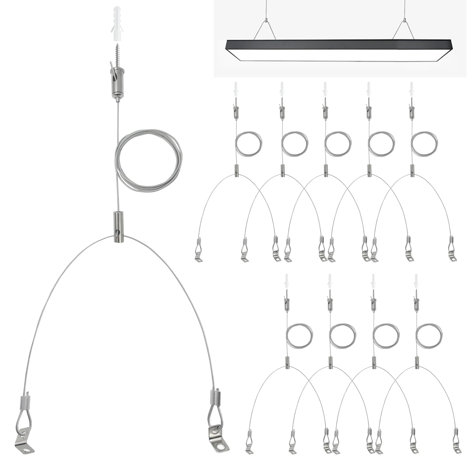 Suspended Wire Lighting
