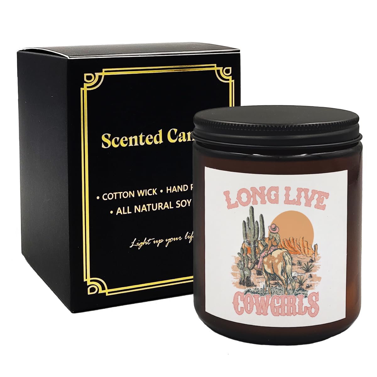 Amazon.com: Mancheng-zi Western Candles, Cowgirl Candle, Cowgirl Gifts ...