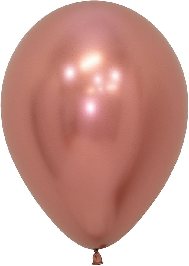 Amazon.com: Sempertex 11" Reflex Rose Gold Sempertex Balloons (50 Count ...