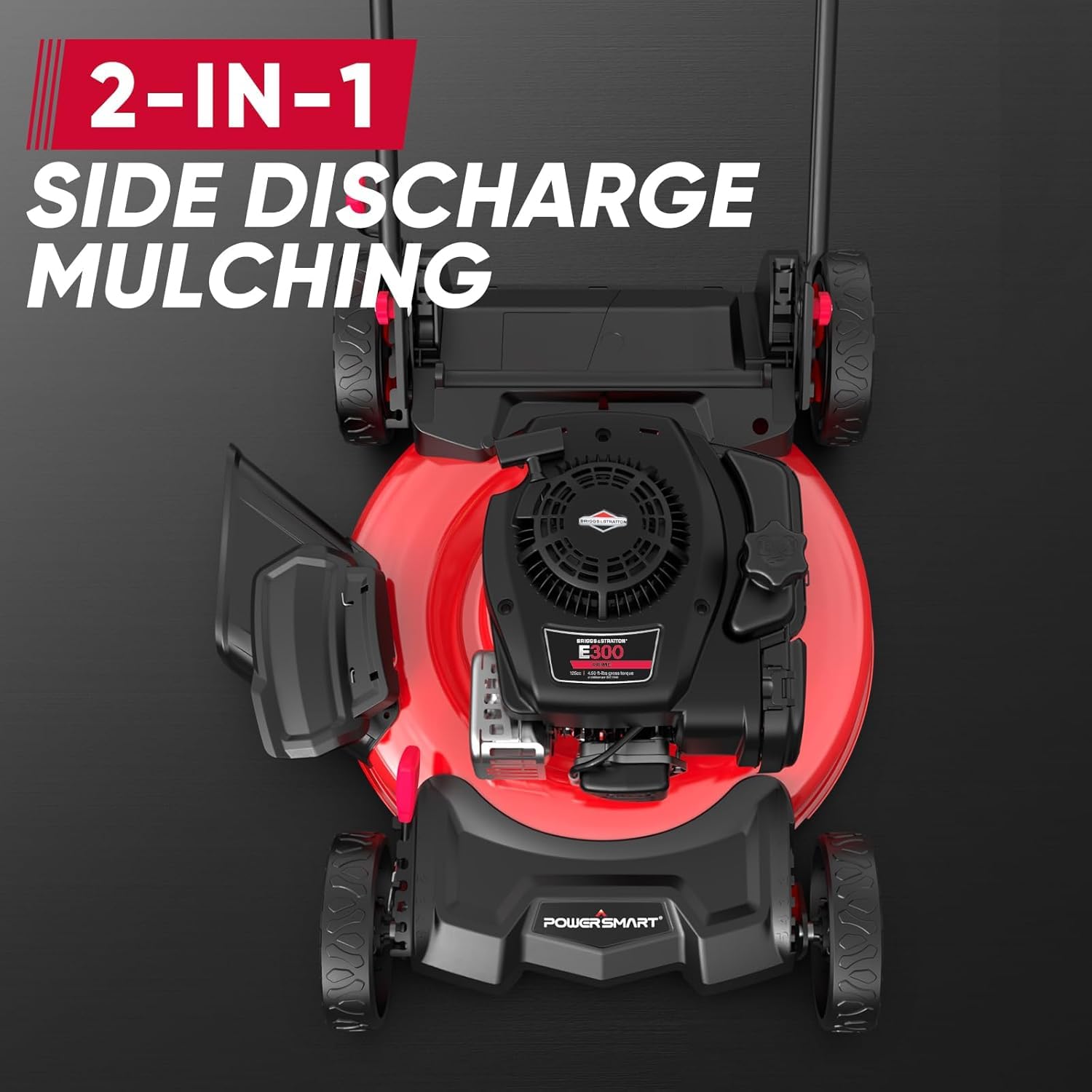 Snapklik.com : PowerSmart Push Lawn Mower, 21" Mower