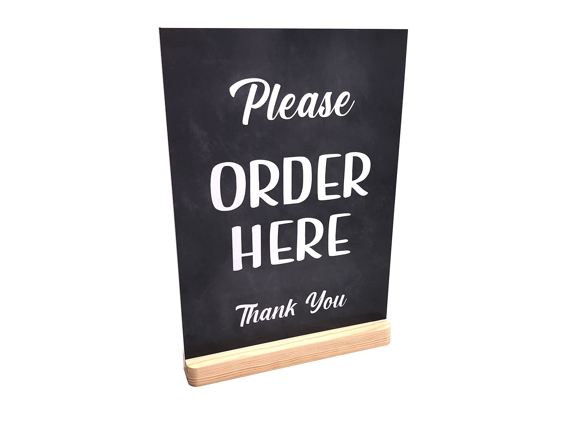 Amazon.com : Please Order Here Sign - Cafe, Takeaway, Coffee Shop ...