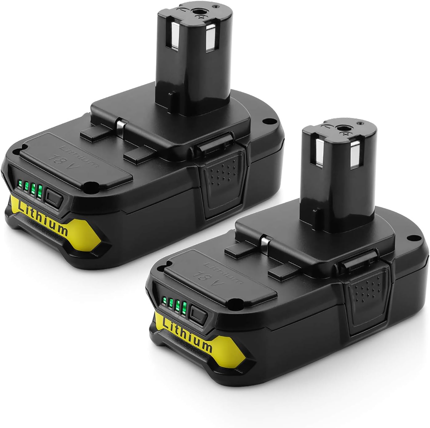 Energup 2Pack 18V 3.8A Replacement for Ryobi 18V Lithium Battery ...