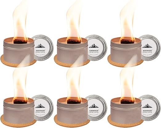 Amazon.com : 6 Packs of Portable Campfire Mini Fire Pit S'Mores Maker ...