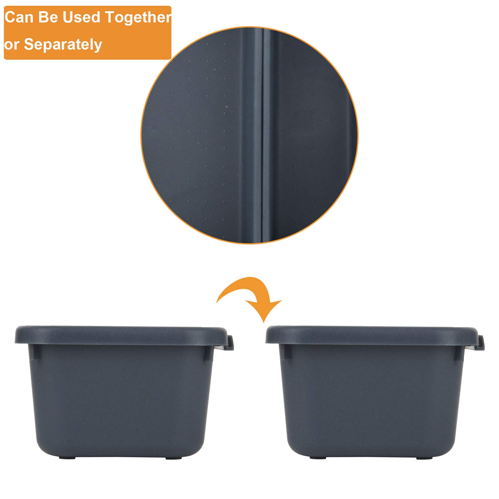 Snapklik.com : FWEEK Set Of 24 Interlocking Desk Drawer Organizer Tray ...