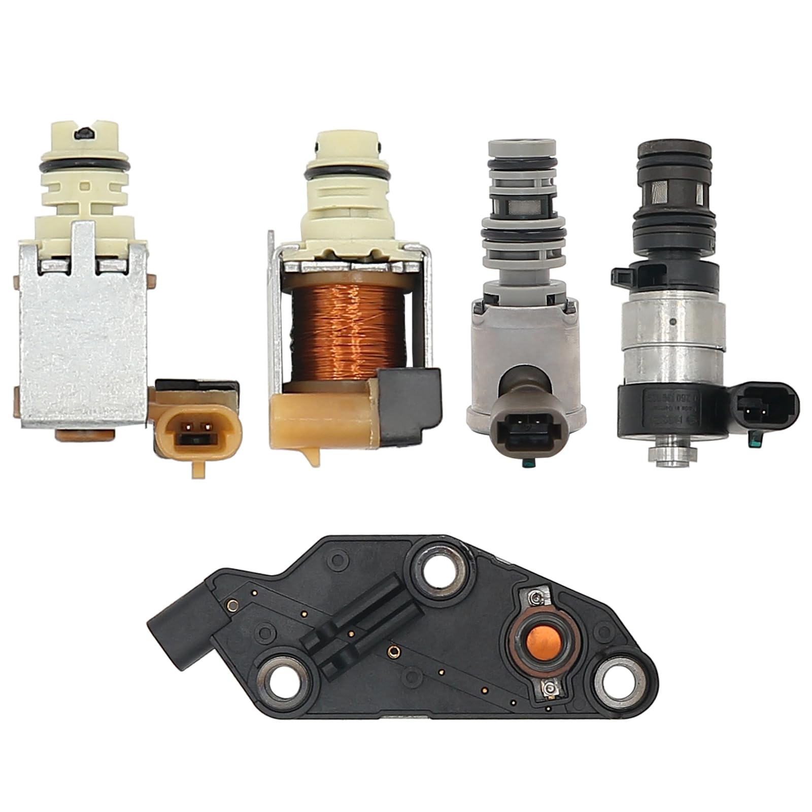 Amazon.com: 5PCS 4T65E Transmission Master Solenoid Set Compatible with ...