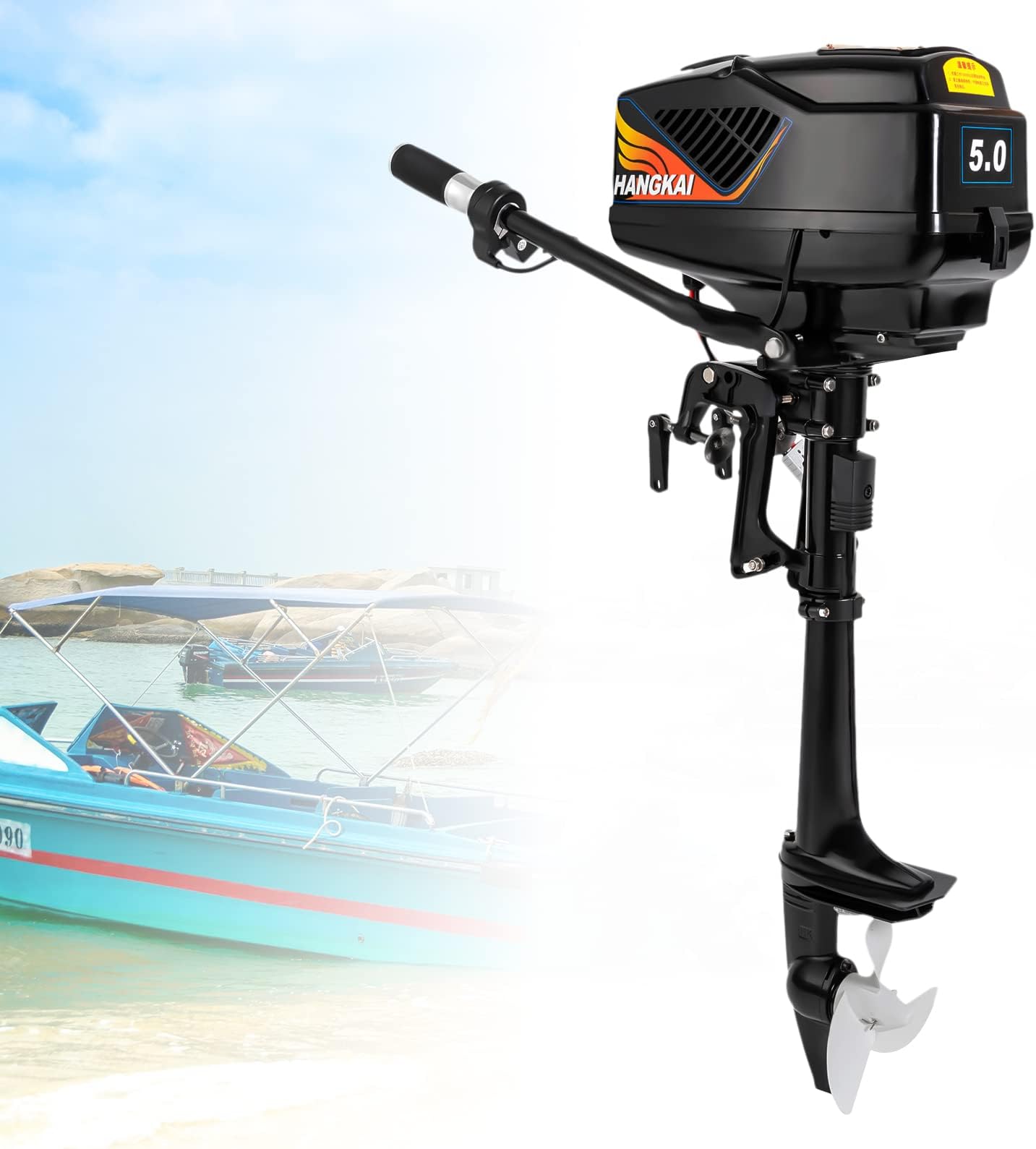 Amazon.com: Mercury Avator 7.5e Tiller Electric Outboard Motor Kit, 15 ...