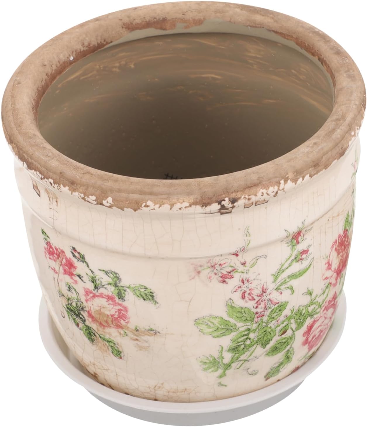 Amazon.com: PRETYZOOM Vintage Ceramic Flower Pot Ceramic Planter Pot ...