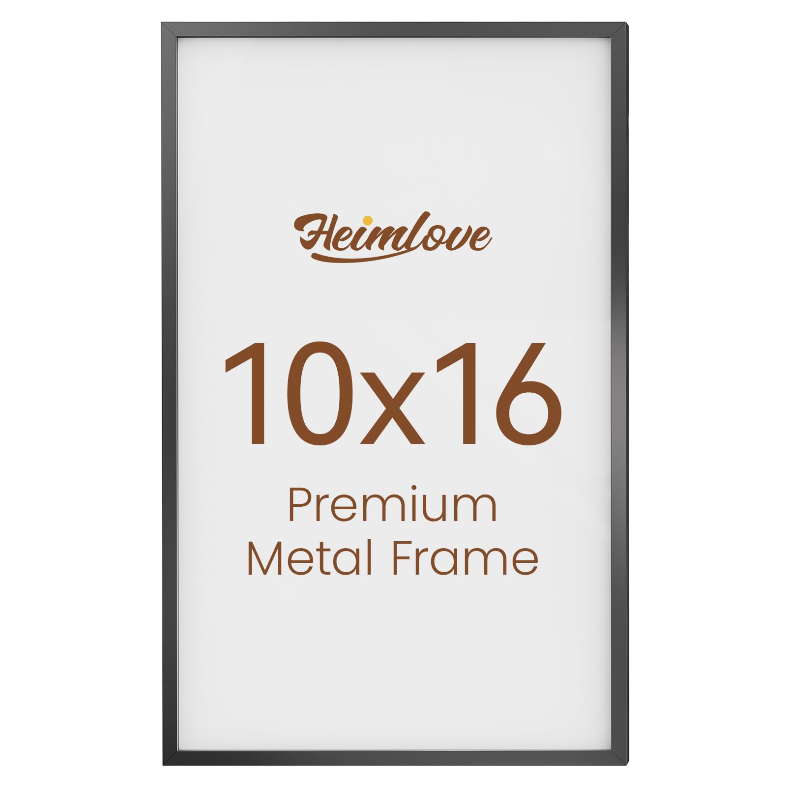 Amazon.com - Heimlove 10x16 Metal Picture Frame,Black Aluminum Photo ...