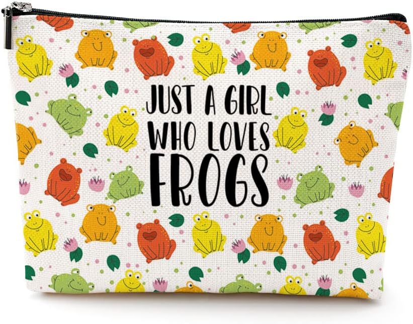 Amazon.com: Ovfhus Frog Make Up Bag Frog Gifts Frog Party Favors Stuff ...