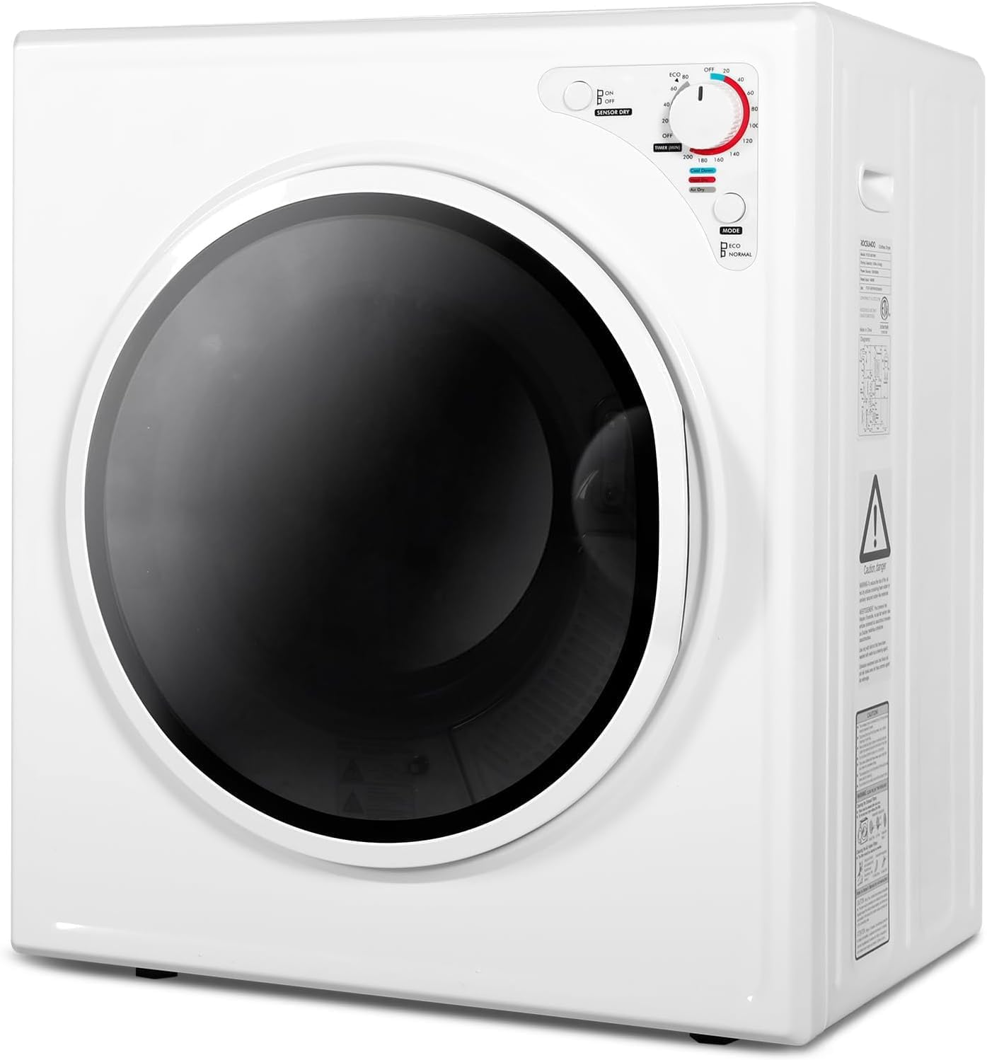Amazon.com: TYMYP Compact Laundry Dryer, 11lbs Front Load Stainless ...