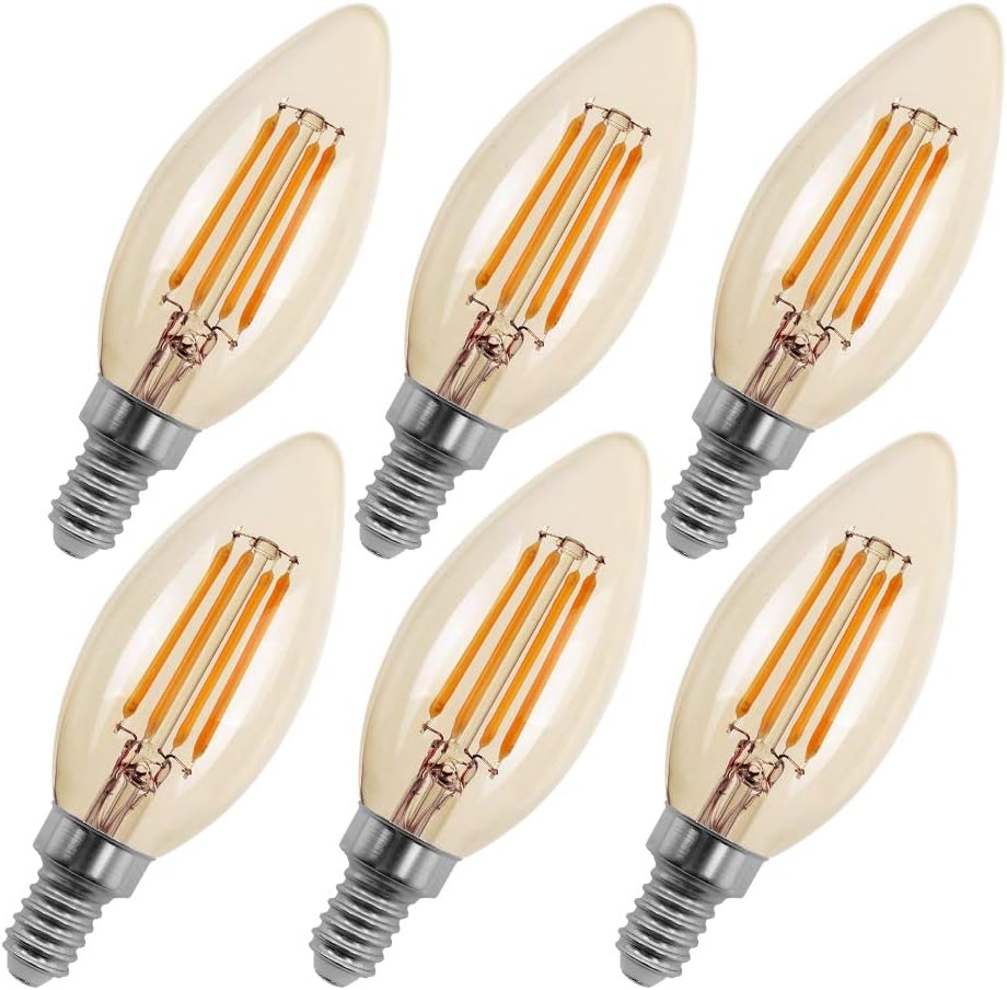 New Lights 2W Candelabra Led Bulbs, Dimmable E12 Chandelier Light Bulbs ...