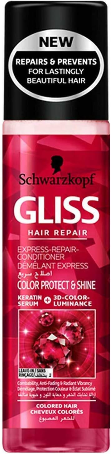 Schwarzkopf Gliss Colour Protect&Shine Express Repair Conditioner Leave ...