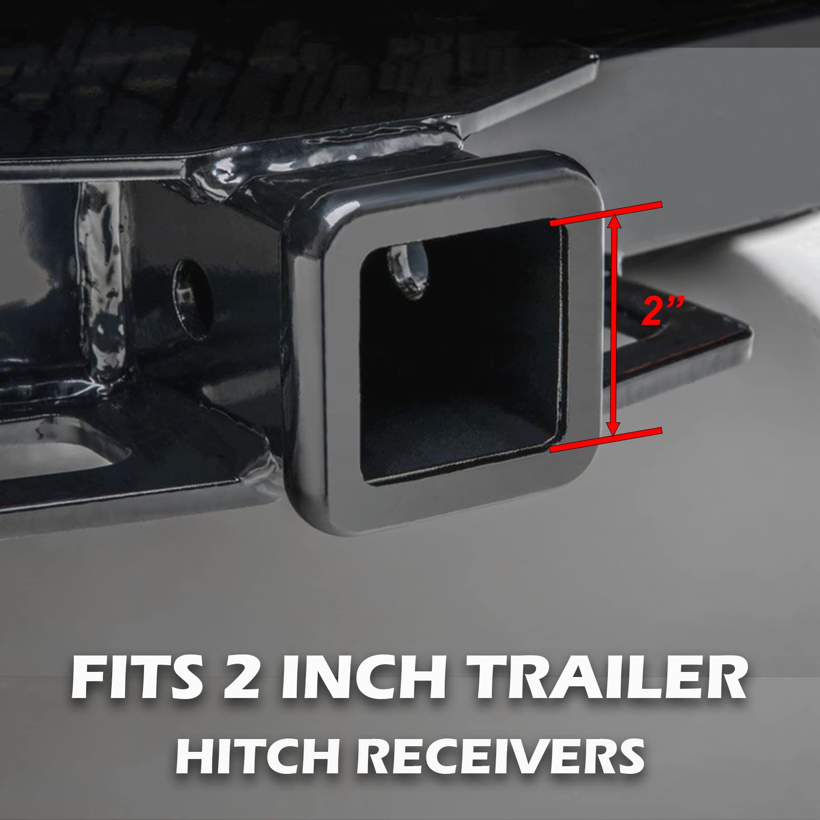Snapklik.com : TOEASYTY Heavy American Flag Metal Trailer Hitch Covers For 2 Inch Receivers,Tow ...