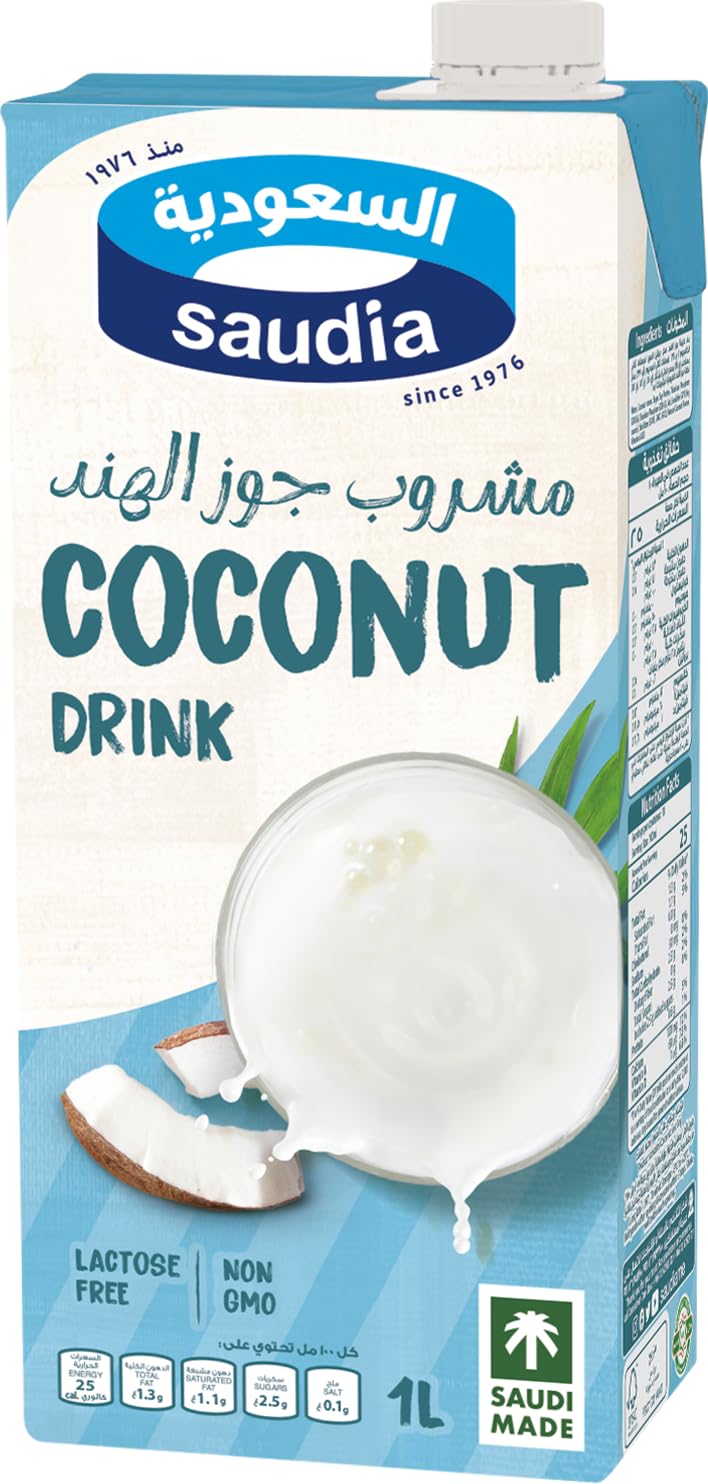 Saudia Coconut Drink 1 Liter : Buy Online at Best Price in KSA - Souq ...
