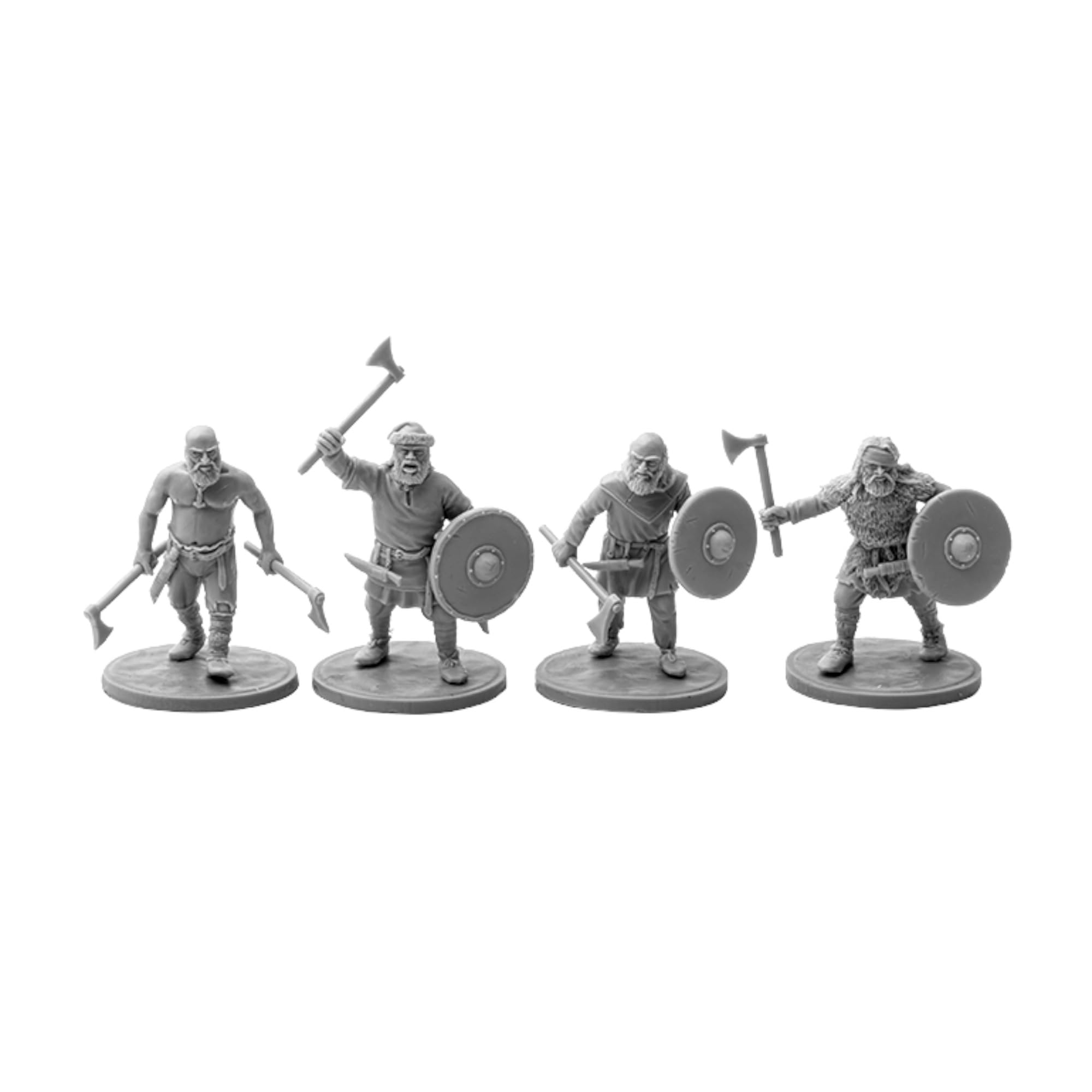 Amazon.com: Set of 4 Vikings with Axes. (Set #4) 28 mm Miniatures ...