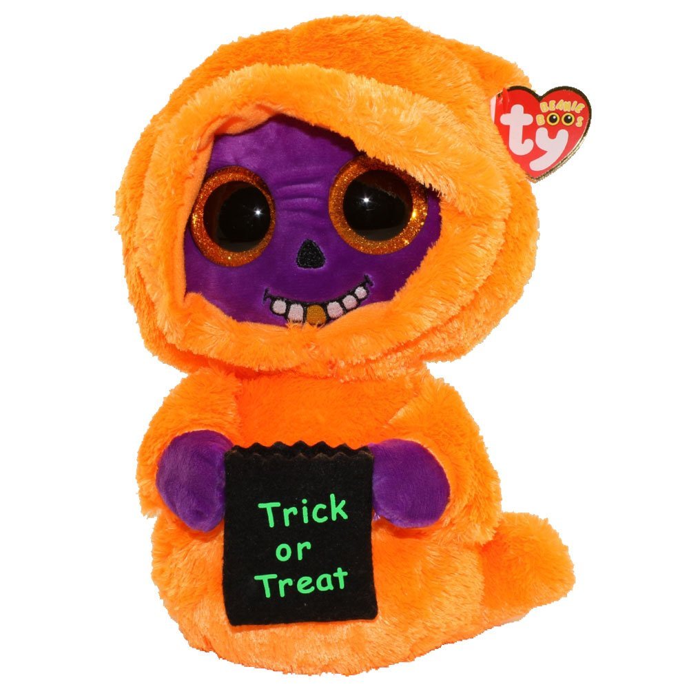 Buy Ty Beanie Boos SKELTON - Orange/Purple Reaper Med Online at Low ...