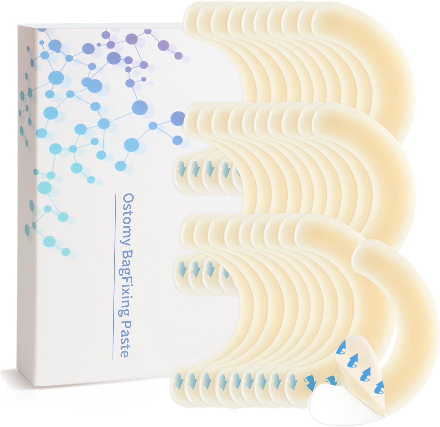 Amazon.com: 30PCS Ostomy Supplies,Ostomy Barrier Strips,Elastic Barrier ...