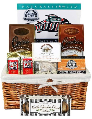 Amazon.com : World Wide Gourmet Foods Cozy Winter Basket, 4-Pound ...