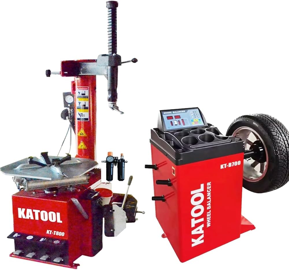 Amazon.com: KATOOL 2.0HP Tire Changer Wheel Changers Machine Combo KT ...
