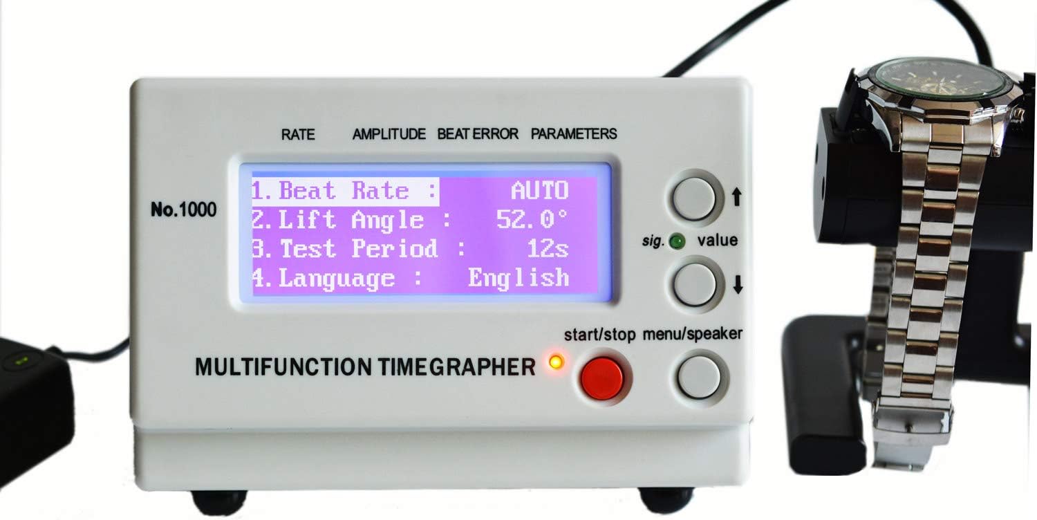 LLF Watch Timing Machine Tester Tools Multifunction Timegrapher NO.1000 ...