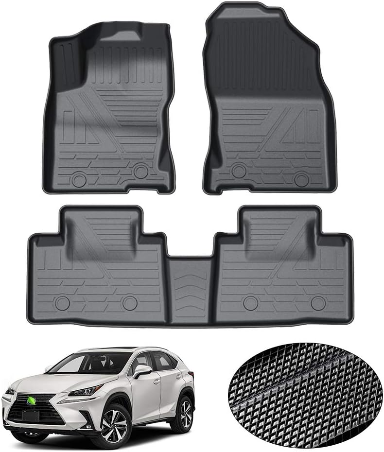 Amazon.com: Fits 2015-2021 Lexus NX200 / NX300 / NX300h Floor Mats ...