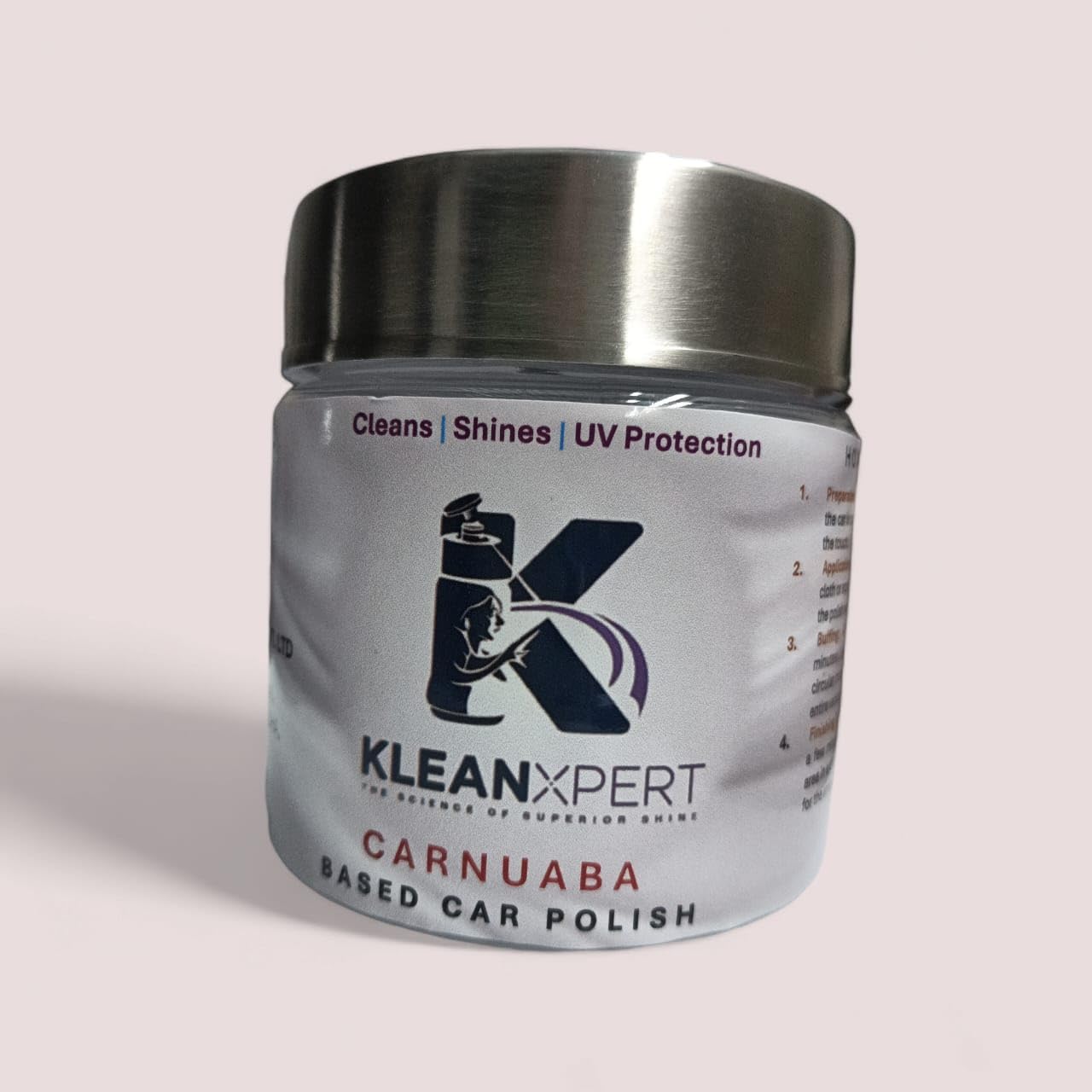 KleanXpert Car Polish | 150g | Carnauba Wax-Based | Cleans, Shines ...
