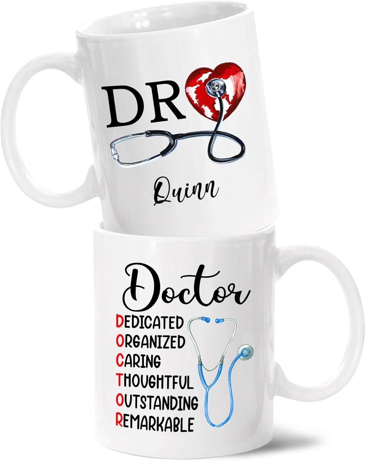 Amazon.com: Doctor Adjectives Mug, Custom Doctor Mug With Name ...