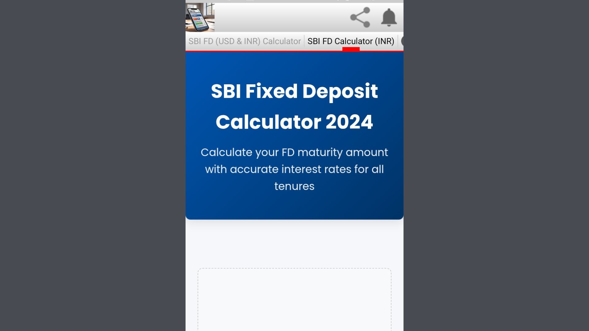 SBI FD Calculator | USD & INR Fixed Deposit Interest & Maturity ...