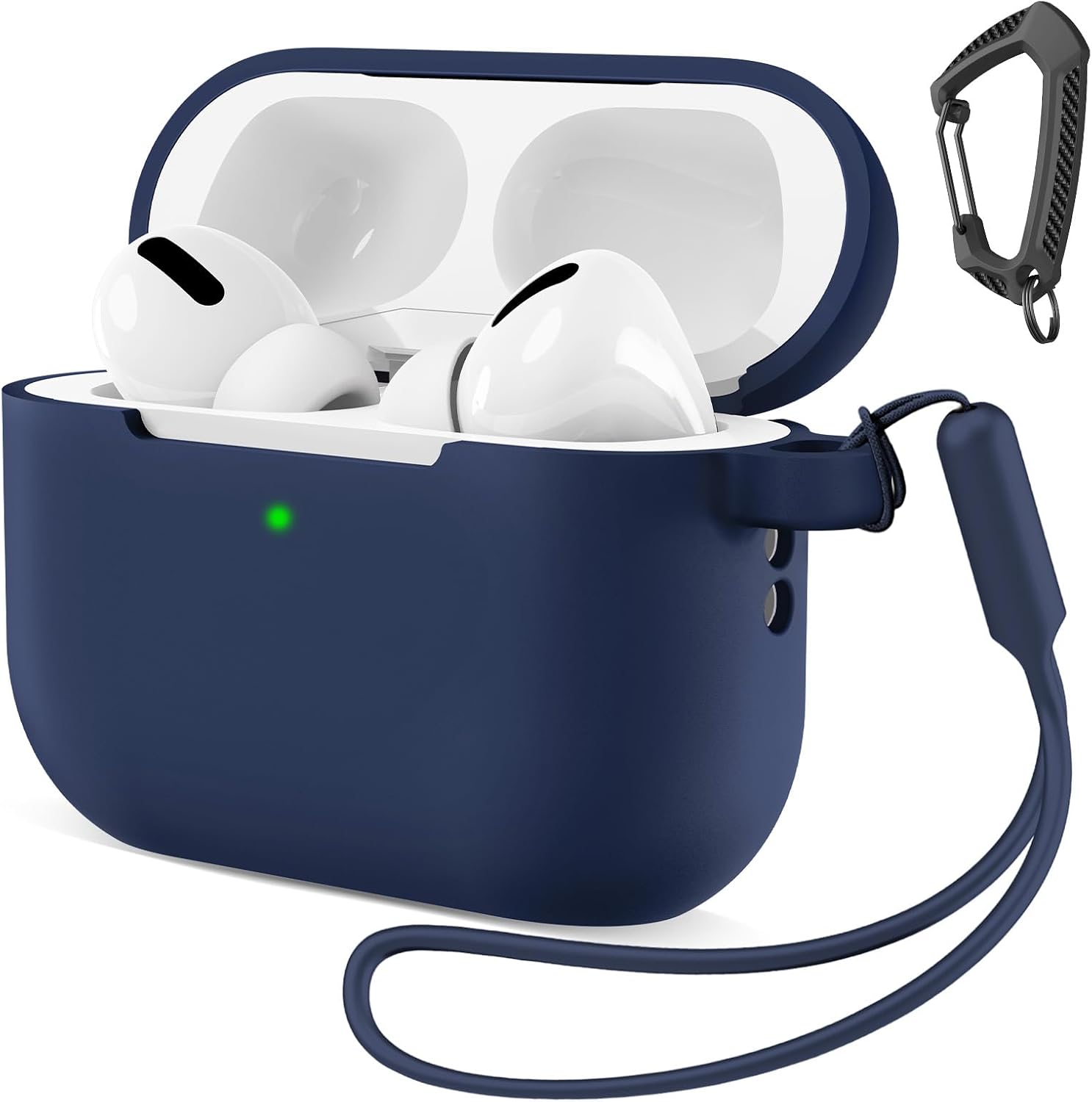 MATEPROX Compatible with AirPods Pro 3 Case with Keychain/Hand Strap ...