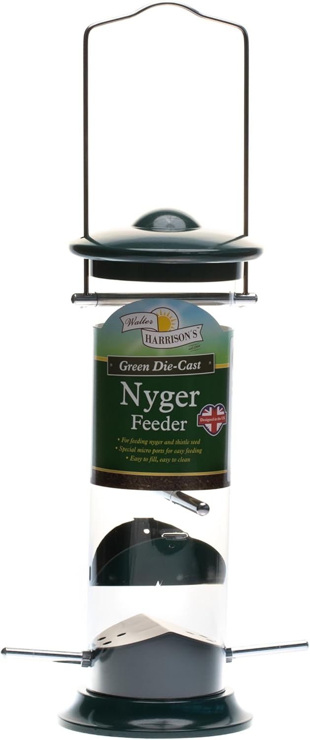 Wh Cast Aluminium Niger Bird Feeder (Size: 8 Inches) : Amazon.ca: Patio ...