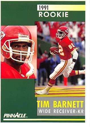 Amazon.com: 1991 Pinnacle Football #327 Tim Barnett RC Rookie Card ...