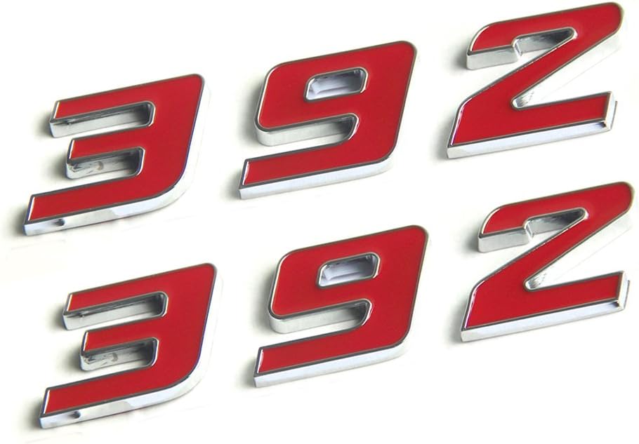 Amazon.com: Pair 392 Emblem Side Rear Fender Badge Body Sticker Decal ...