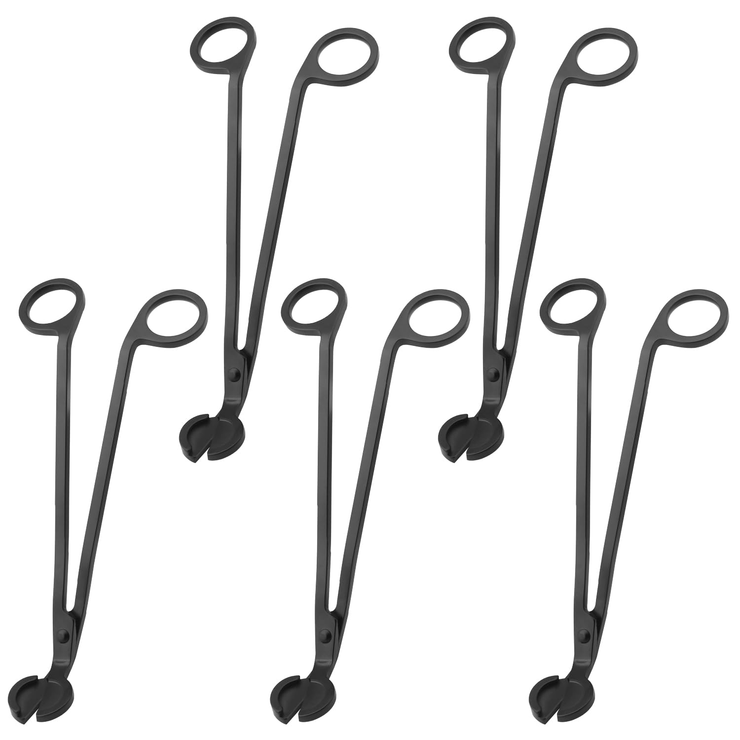 Amazon.com: GENHAKON 5 PCS 7 Inch Black Candle Wick Trimmer, Stainless ...