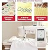 SINGER SE9185 Computerized Embroidery Sewing Machine with Wi-Fi Enabled ...