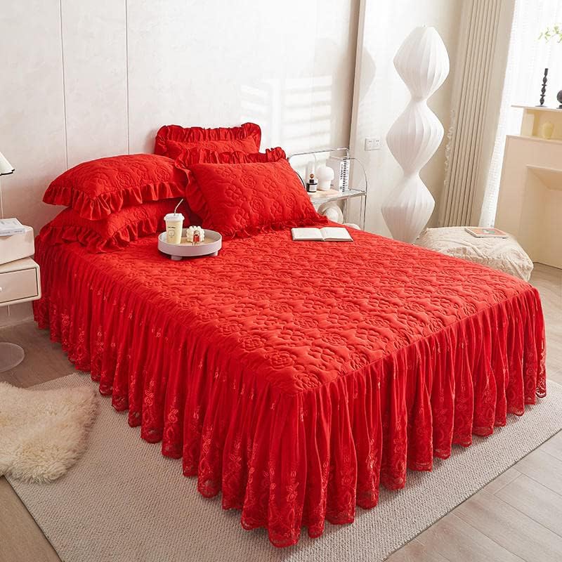 Amazon.com: Zhiyuan Flower Pattern Quilted Brocade Cotton Bedspread ...