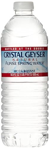 Amazon.com: Crystal Geyser Natural Alpine Spring Water, 16.9 fl oz : Grocery & Gourmet Food