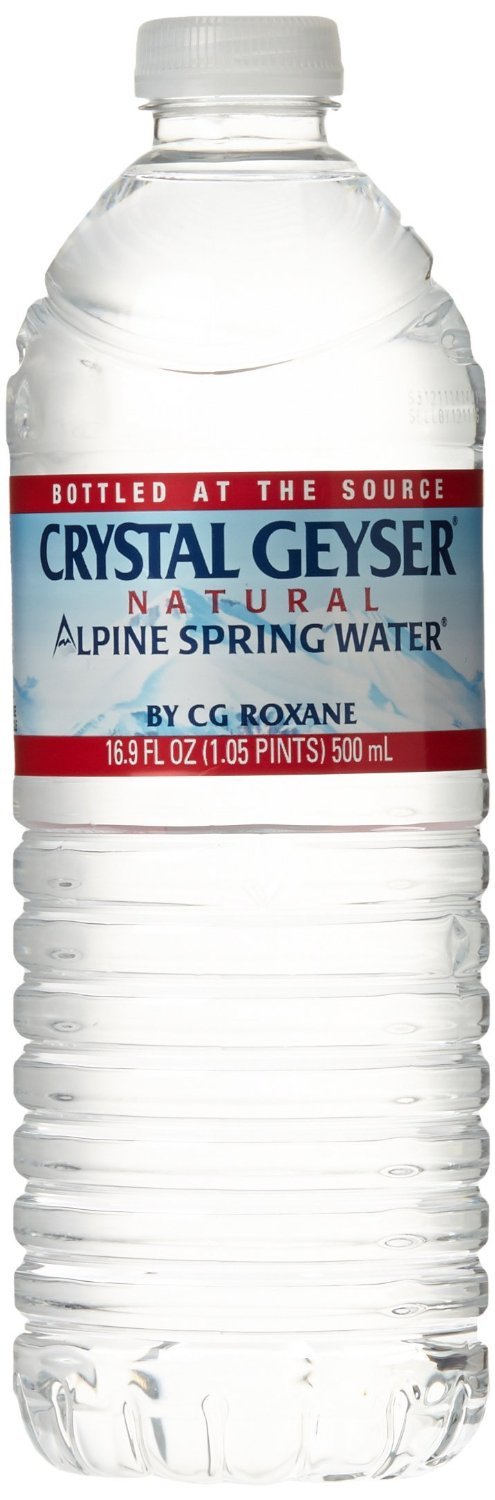 Amazon.com: Crystal Geyser Natural Alpine Spring Water, 16.9 fl oz ...