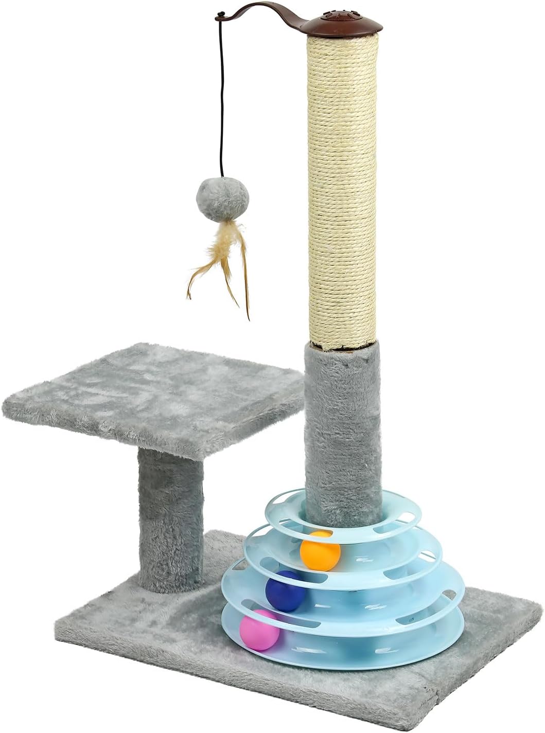 Taylor & Brown 25” Tall Cat Scratching Post, Cats Scratcher Kitten ...