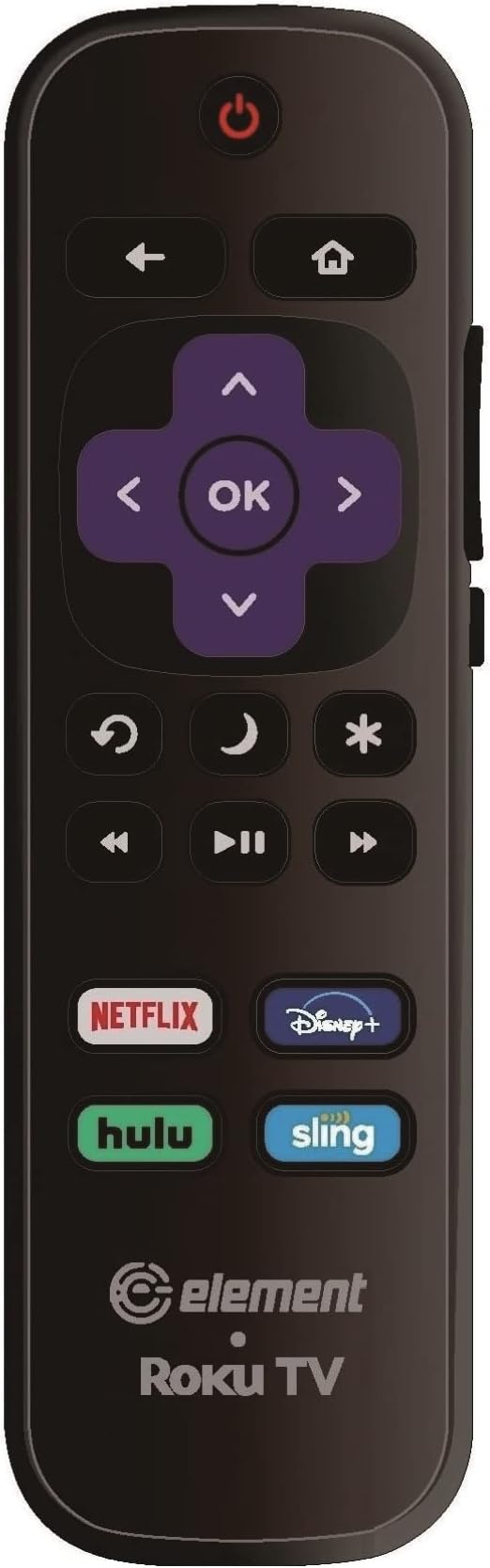 Amazon.com: Element Roku TV Smart 4K Ultra HDTV Replacement Remote ...
