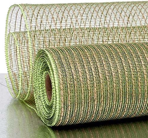 Amazon.com: 21" Wide Poly Jute Deco Solid Mesh Natural (10 Yards)