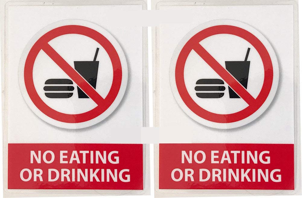 No Eating Sign