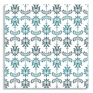 Canvas Wall Art Painting Opposite Pattern Blue UnFramed Decor for Home ...