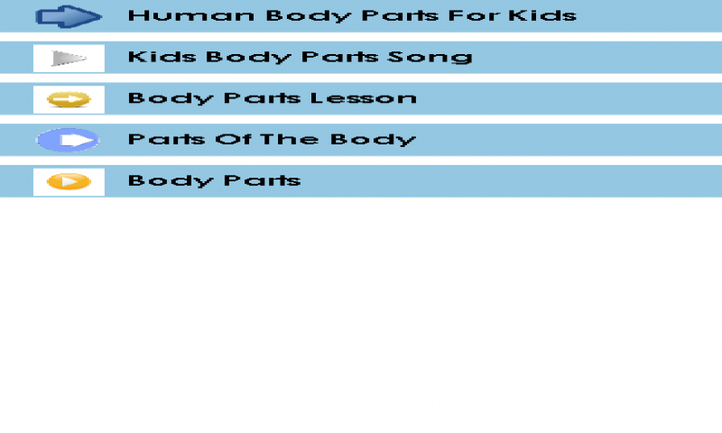 Body Parts for Kids - App on Amazon Appstore