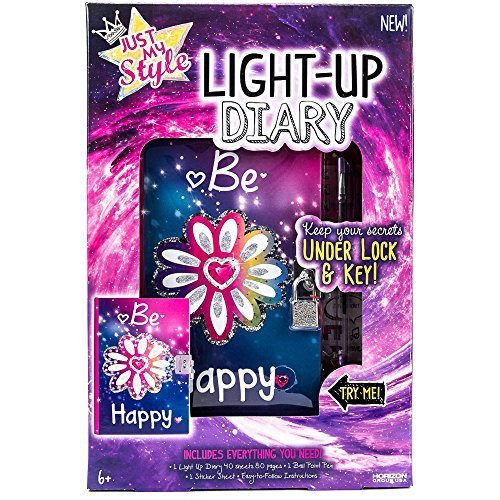 Just My Style Light Up Diary with Lock and Key: 0787799270479: Amazon ...
