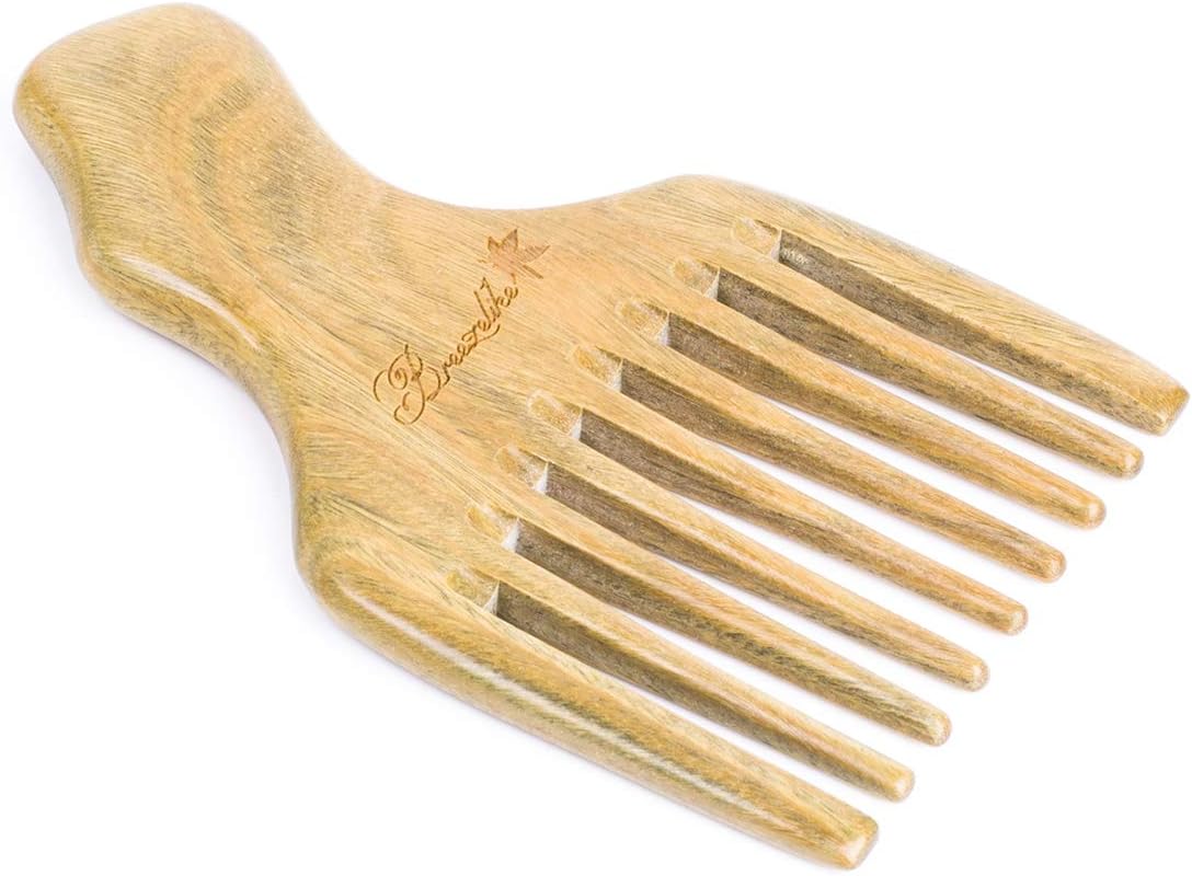 Amazon.com : Breezelike Hair Comb - Wide Tooth Wooden Detangling Comb ...